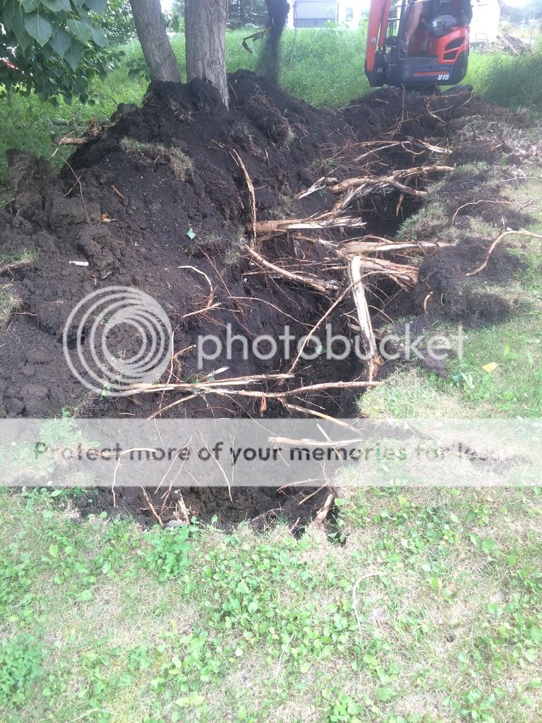 What to do with Drainage trench | My Tractor Forum